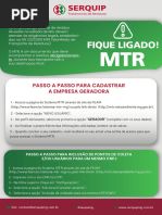 SIGOR Módulo MTR Guia Rápido | PDF | Desperdício | Fazer login