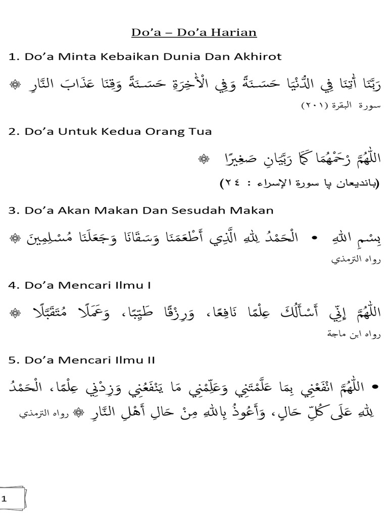 Doa Doa | PDF