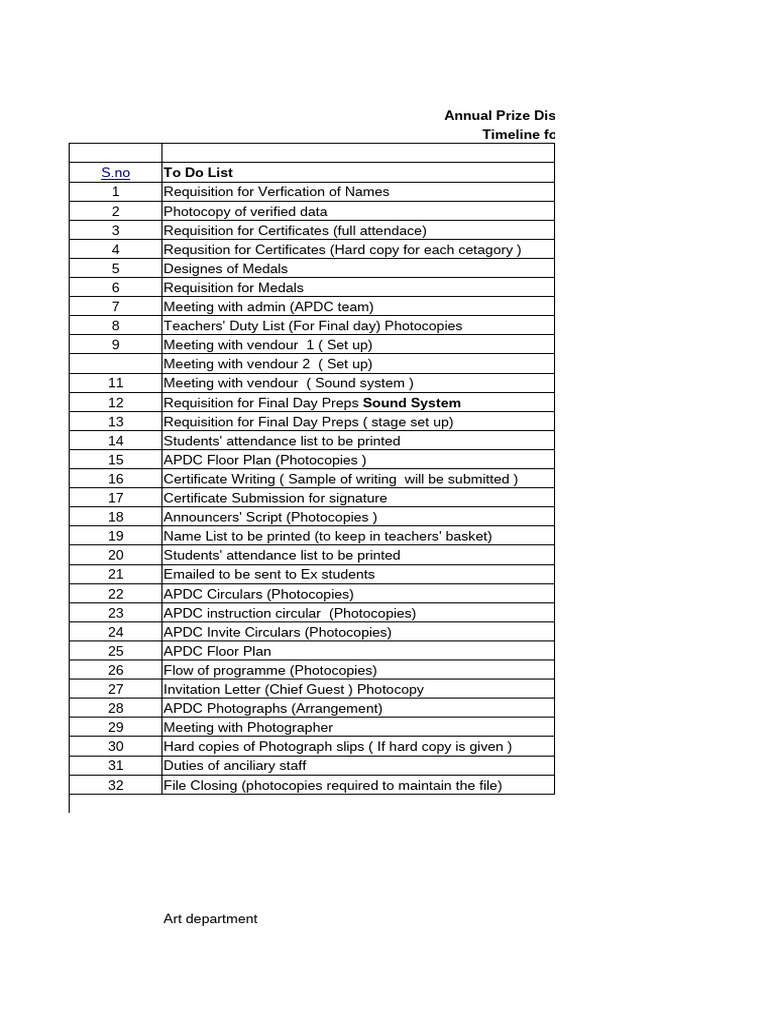 APDC Timeline 2024 | PDF