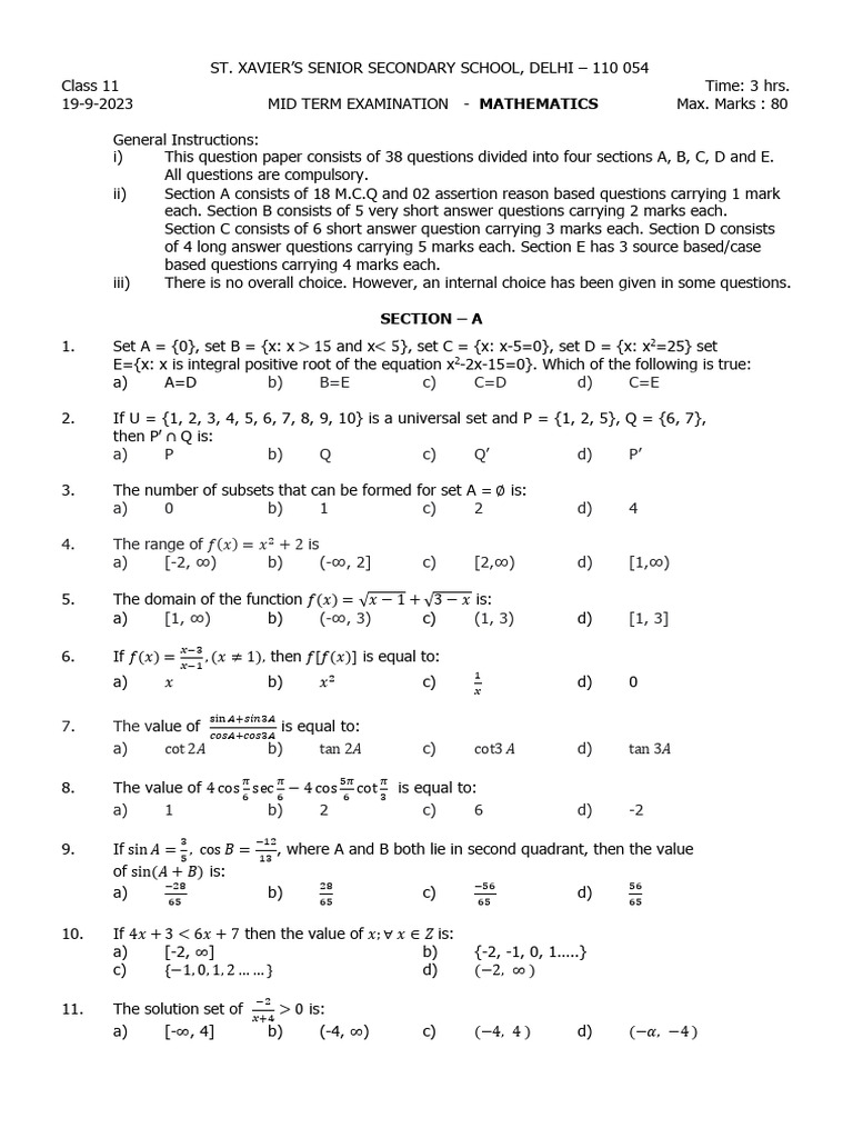 Mathematics | PDF