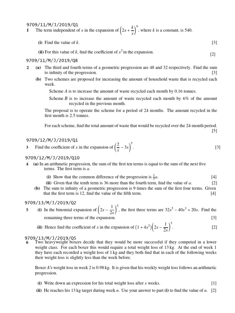 4 Sequences and Series | PDF