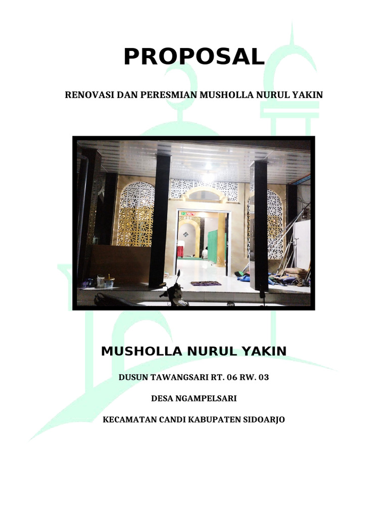 Proposal-Peresmian-Musholla | PDF