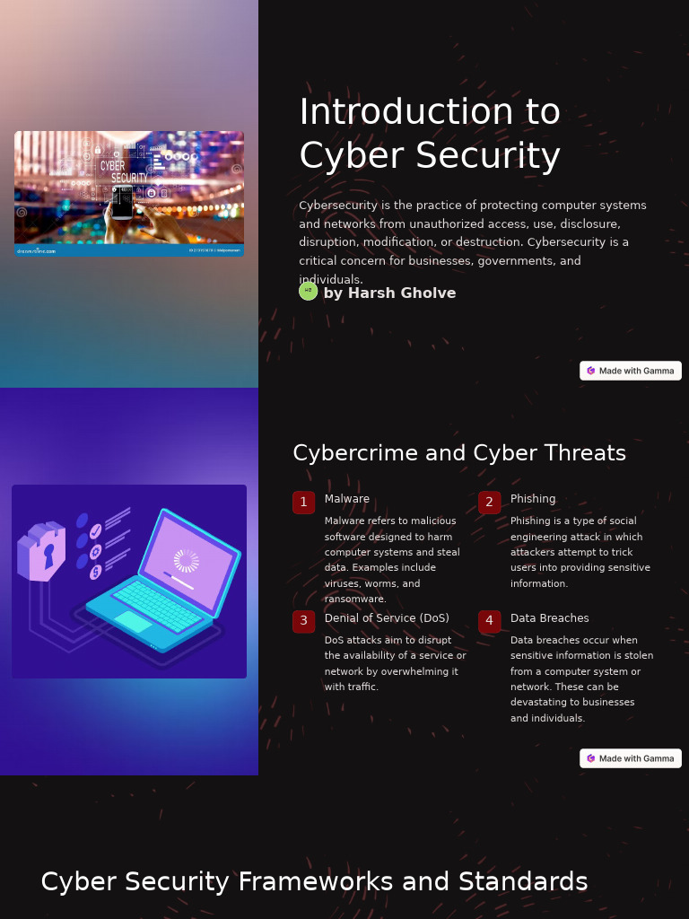 Introduction To Cyber Security | PDF