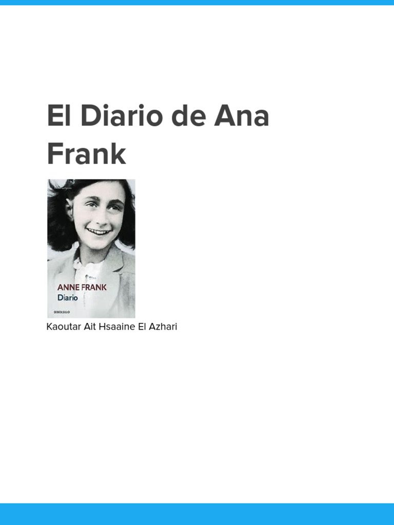 Diario de Ana Frank | PDF