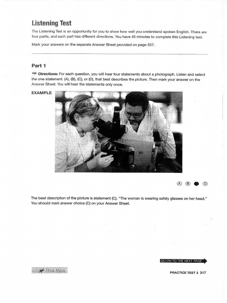 15 - ToEIC Listening Full Test - Mini Test 5 | PDF