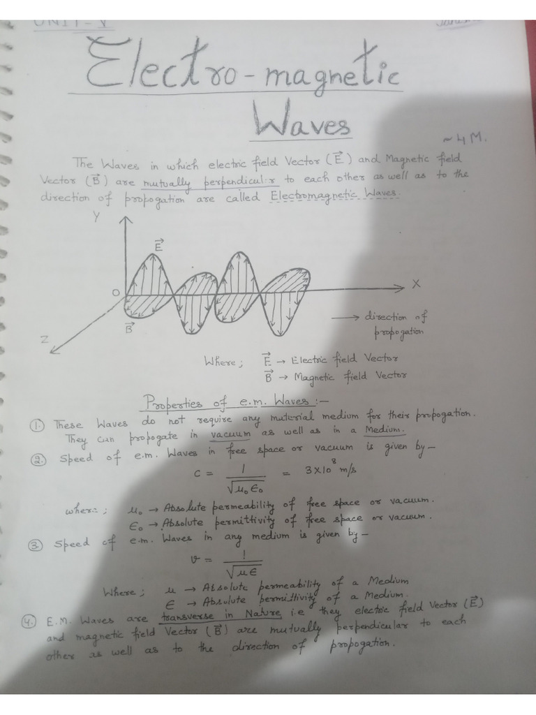 CH - 8 em Wave Notes | PDF
