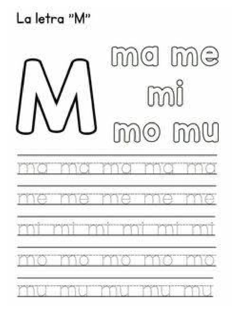 letra M | PDF
