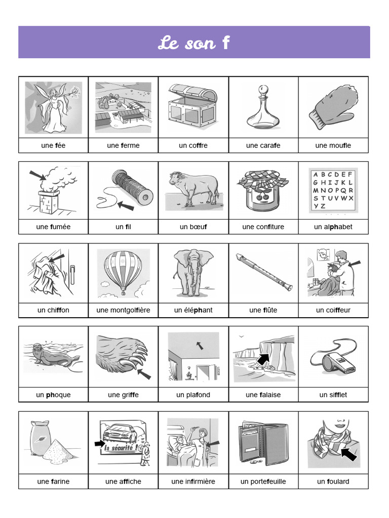 Le son f | PDF