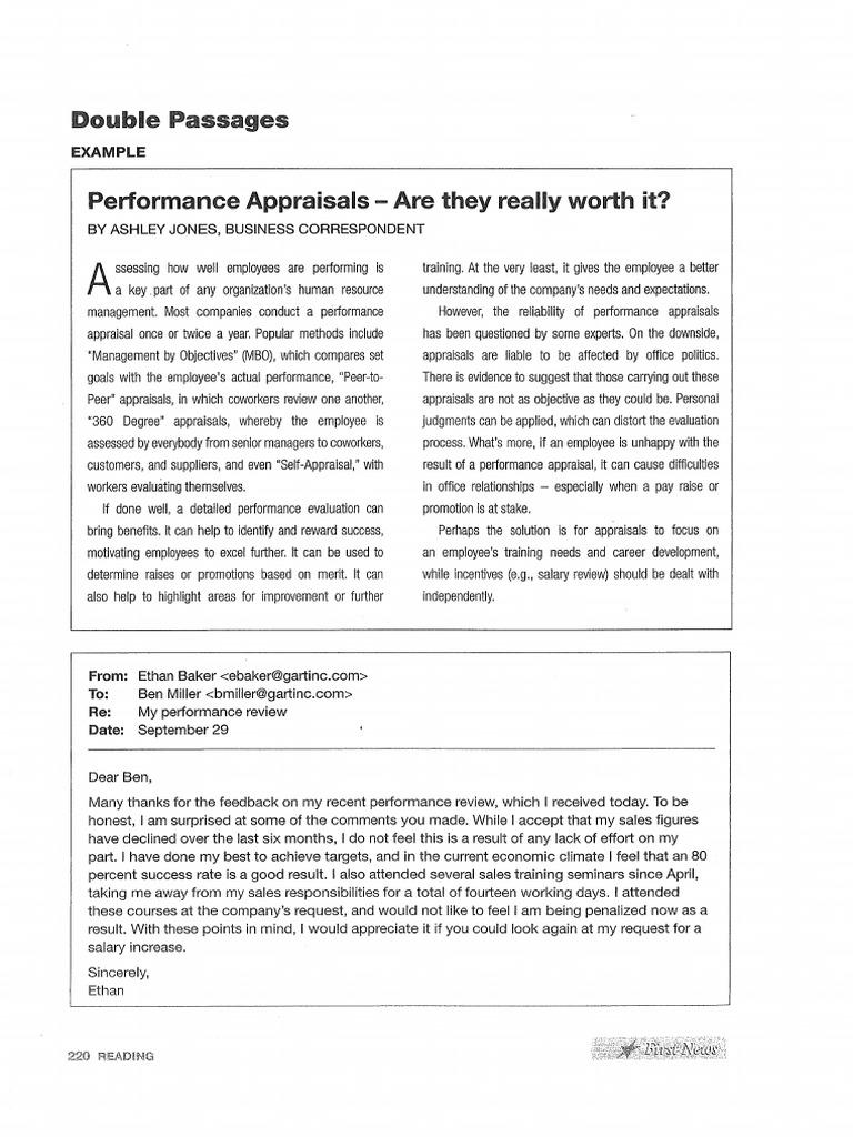 06 - ToEIC Reading Part 7 - Reading Comprehension - Double Passages (1) | PDF