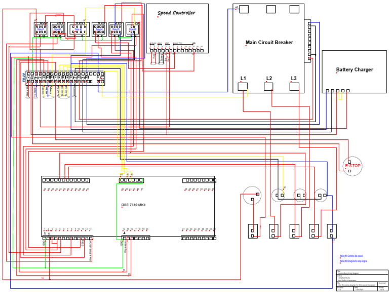 Control Box Wiring Diagram For Dong Feng China Built 45KW Cummins With ...