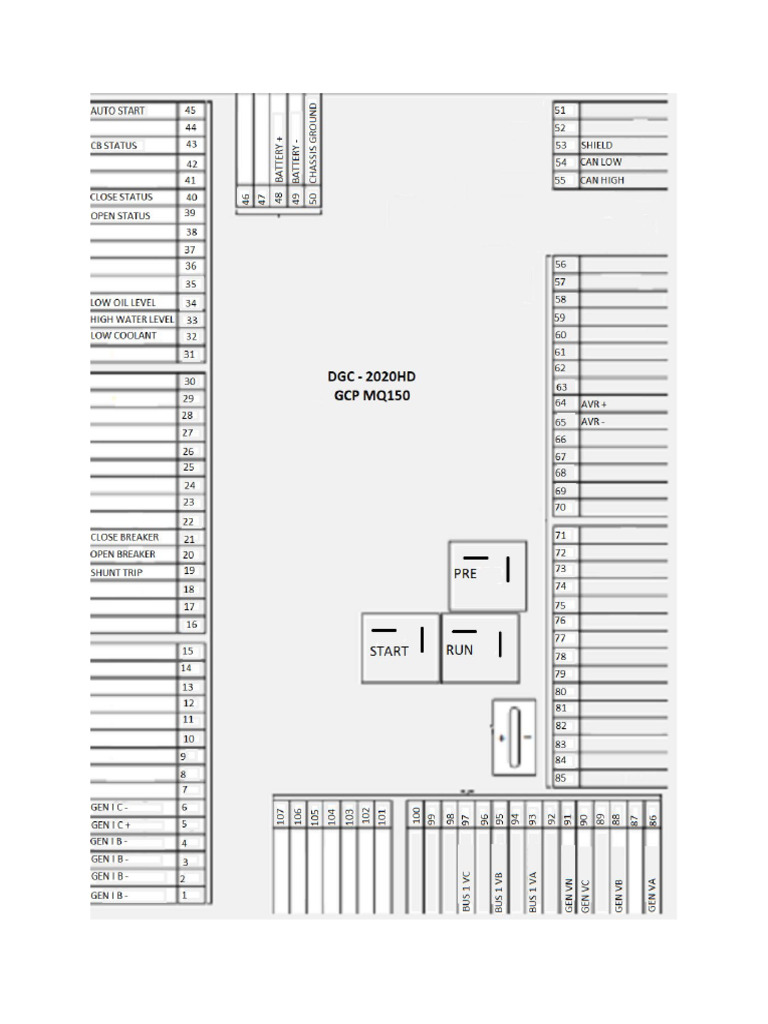 MQ150 GCP Basler Wiring | PDF