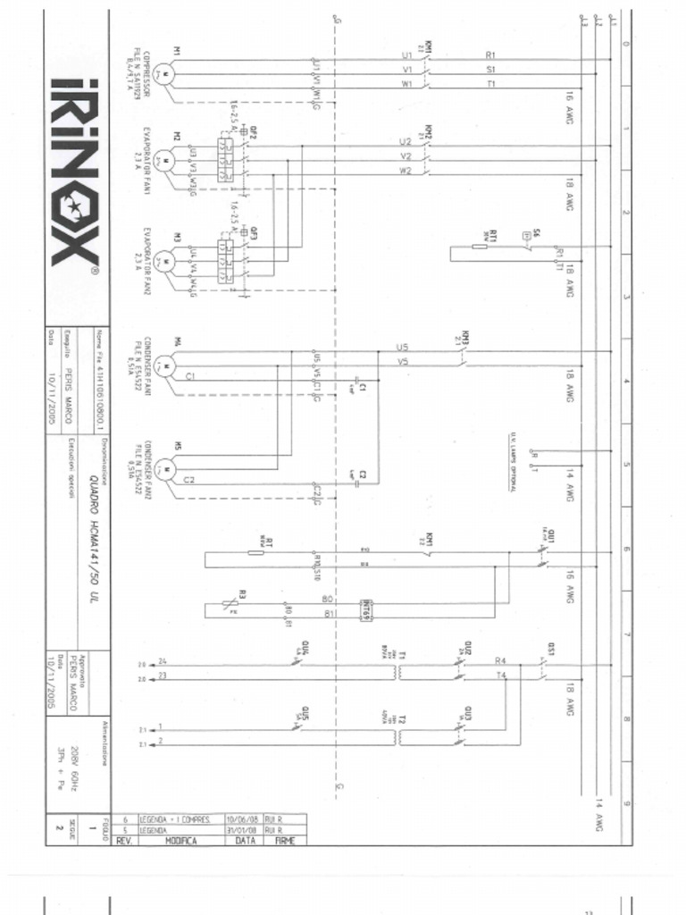 Electrical Diagram HCM 141.50 After 2005 | PDF