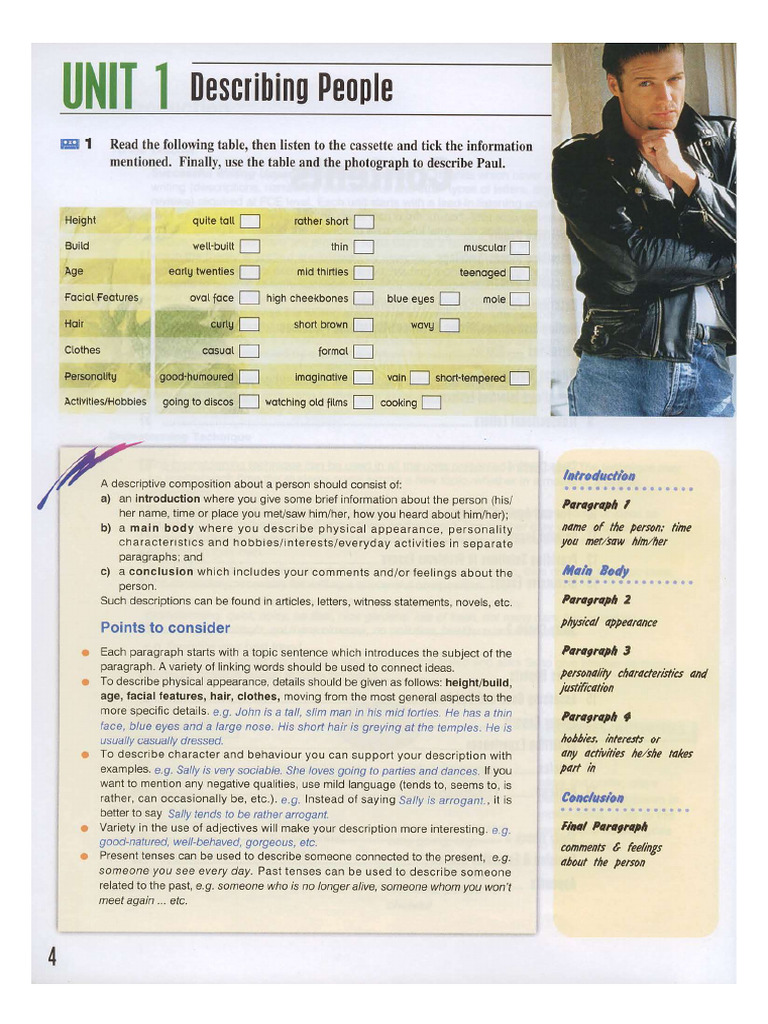 Describing People | PDF