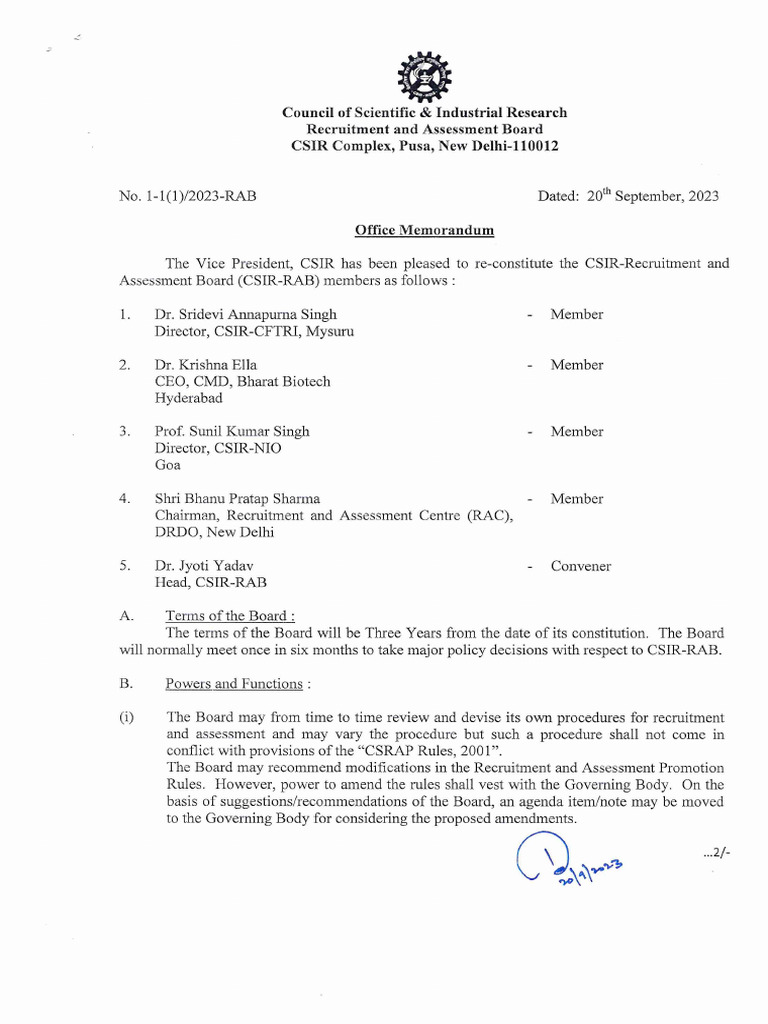 Rab Board Constitution 2023 - 0 | PDF