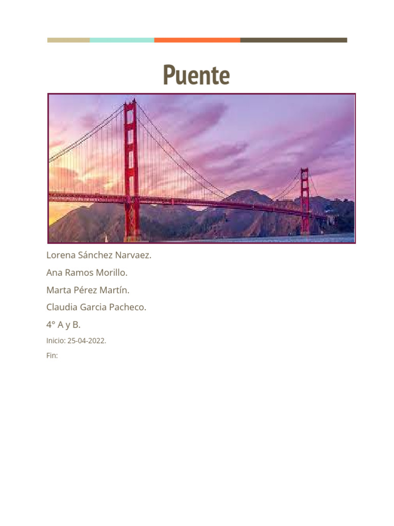Propuesta de Proyecto Puente | PDF
