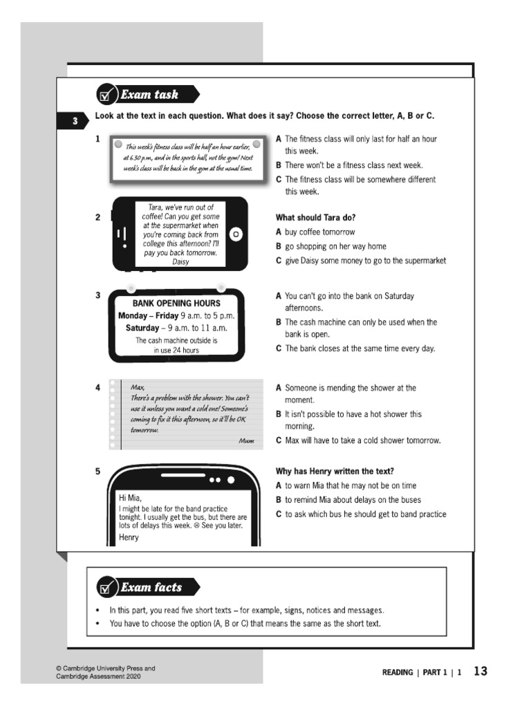 B1 RUE - Mock 1 | PDF