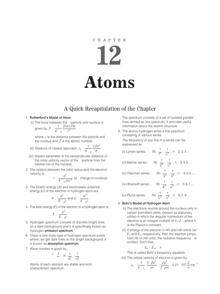 Atoms | PDF