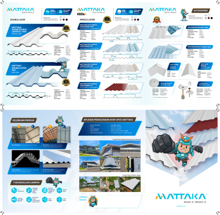 Brosur Atap uPVC Mattaka | PDF