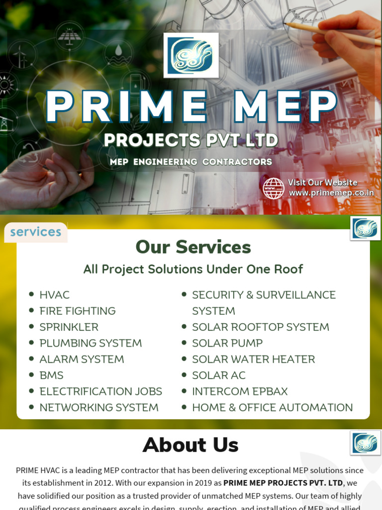 Prime MEP Portfolio | PDF