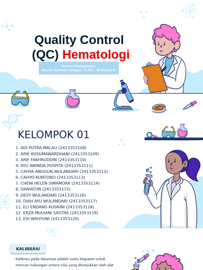 QC Hematologi Kel 1 | PDF
