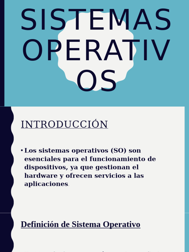 Sistemas Operativos | PDF
