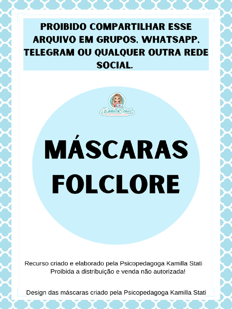 Máscaras Folclore - 20240818 - 131016 - 0000 | PDF