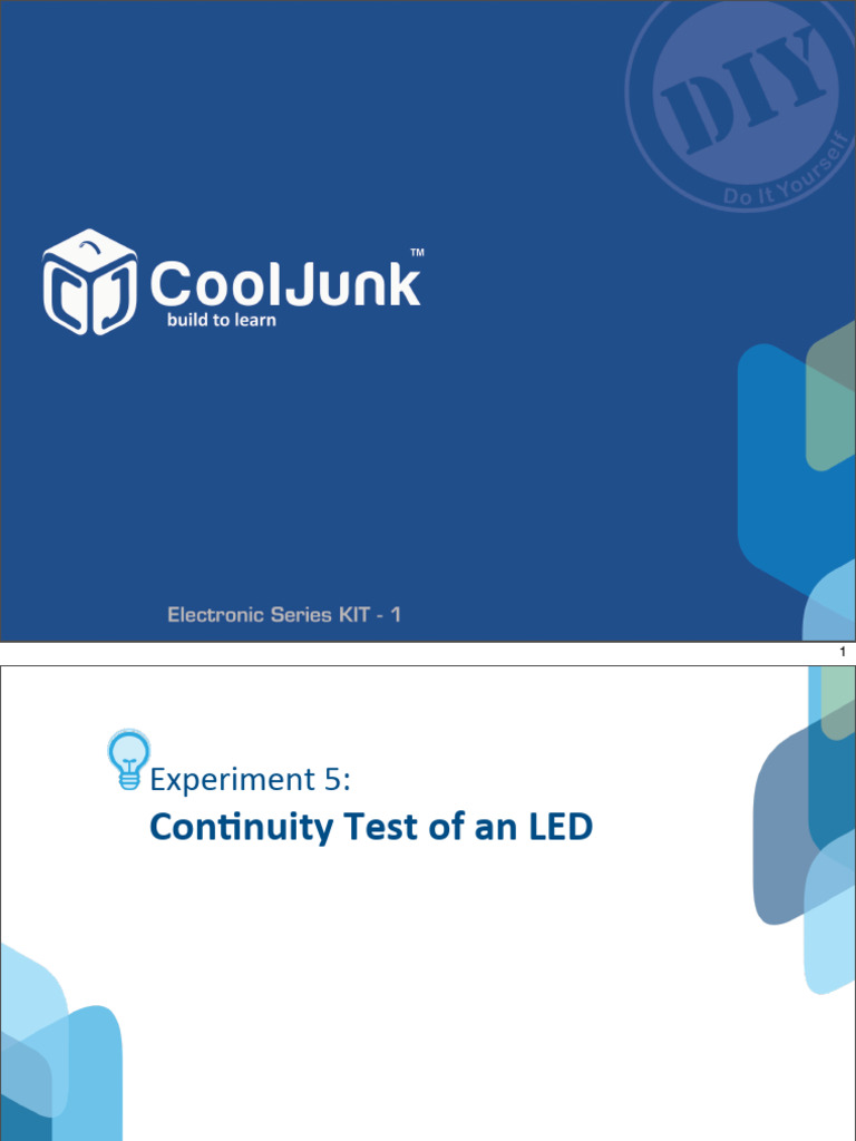 008 Continuity-Test-Of-An-LED | PDF