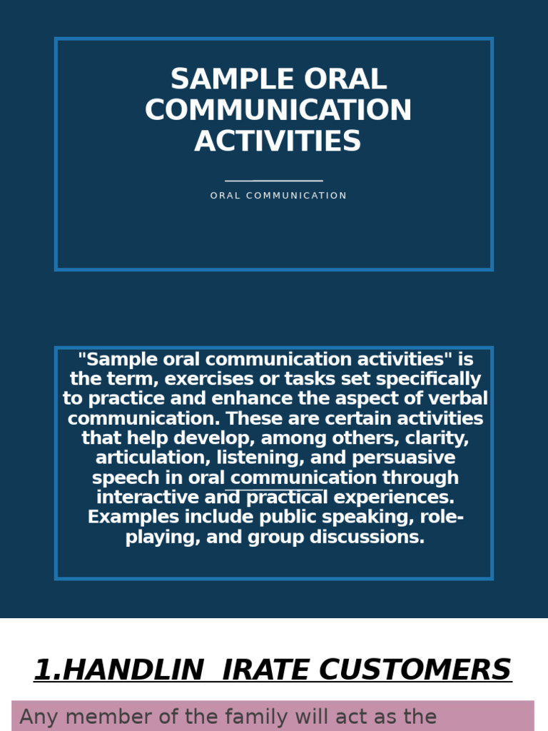 Sample Oral Com Act .2.. | PDF