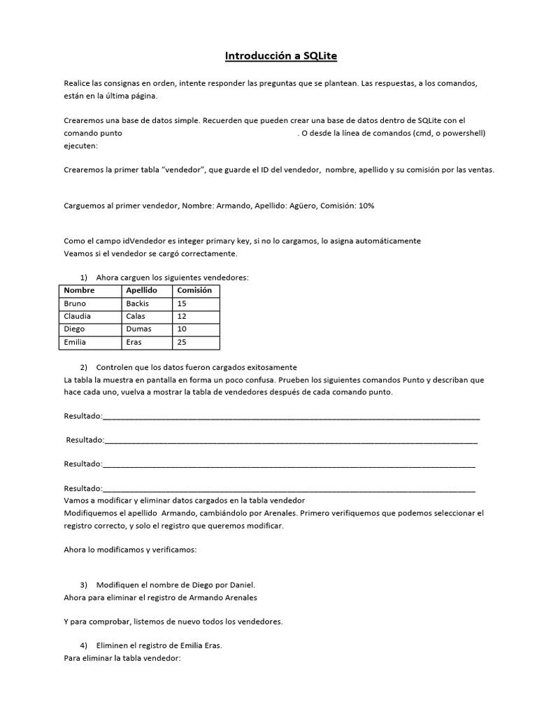 Introducción A SQLite | PDF | Bases de datos | Negocios