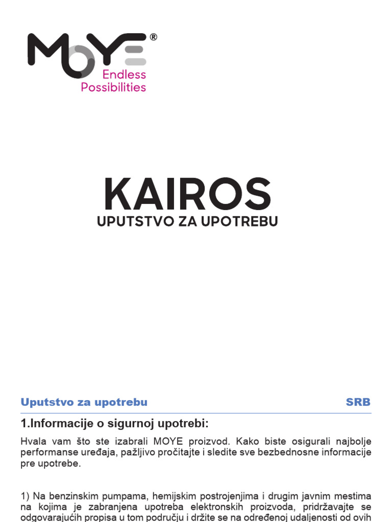 Kairos Manual SRB | PDF