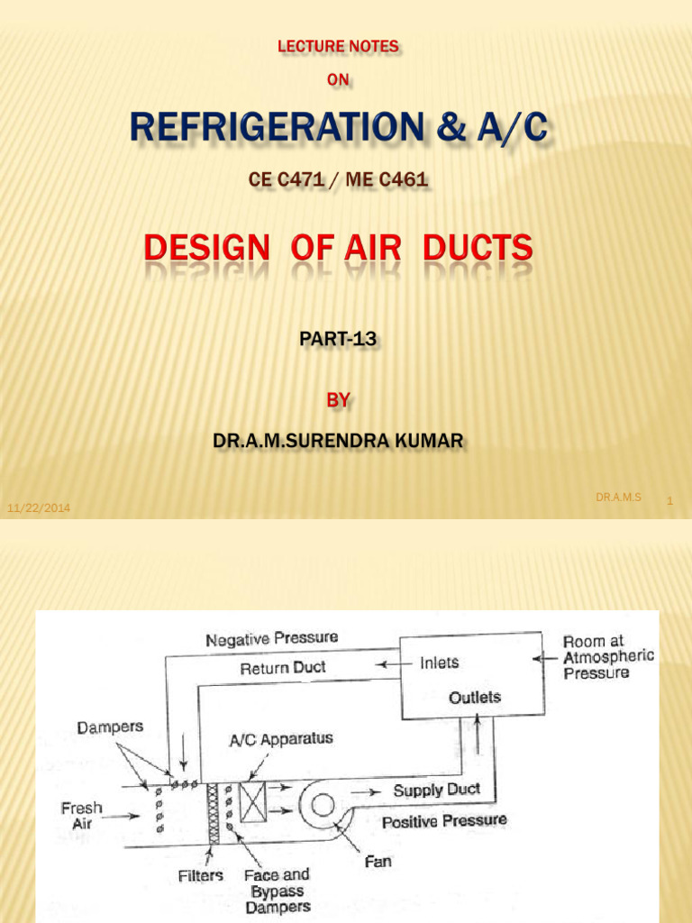 Air Duct Design | PDF