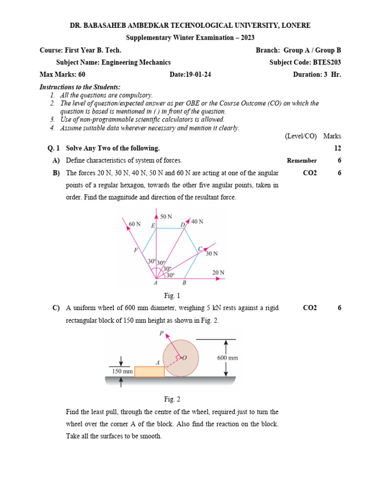Mechanics 2024 | PDF