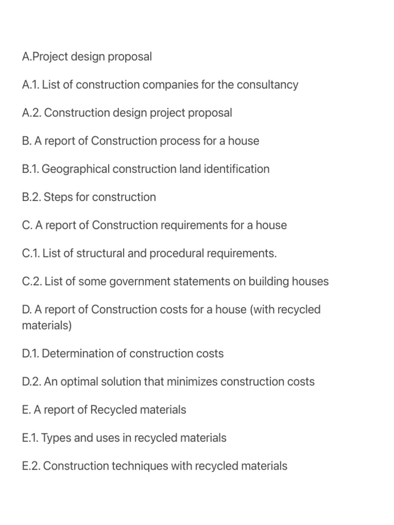 Project Design Proposal | PDF