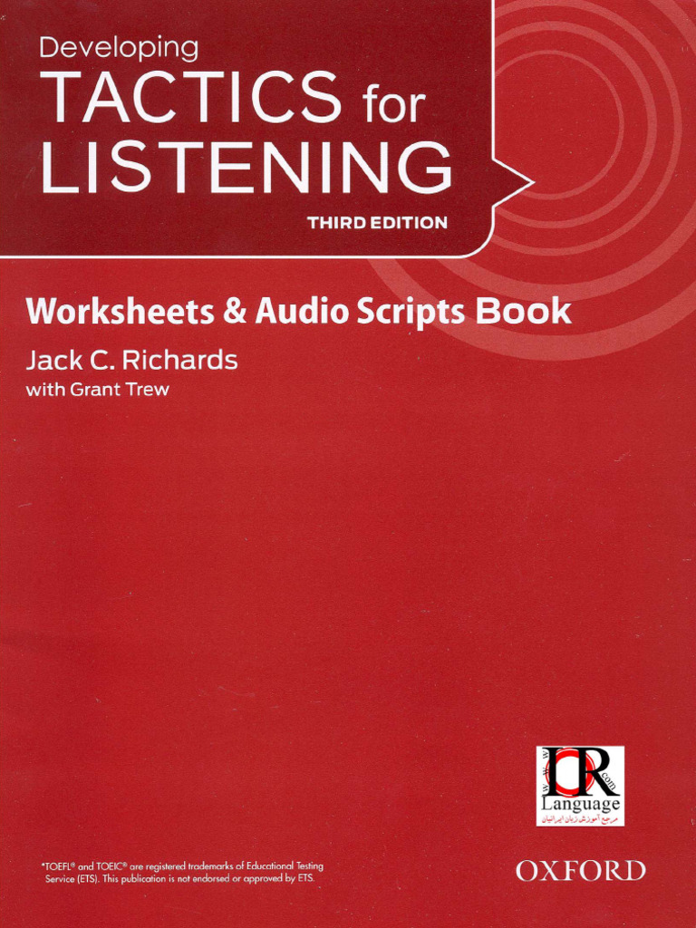 Tactics For Listening 3rd Developing Work Book Pdf