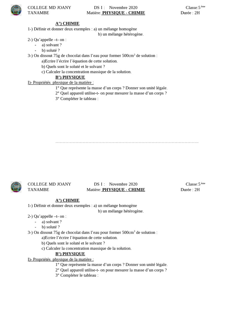 Physique Microsoft Office Word | PDF
