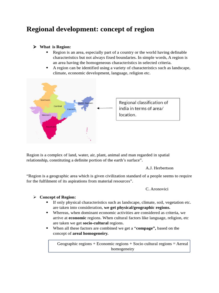 Regional Development | PDF