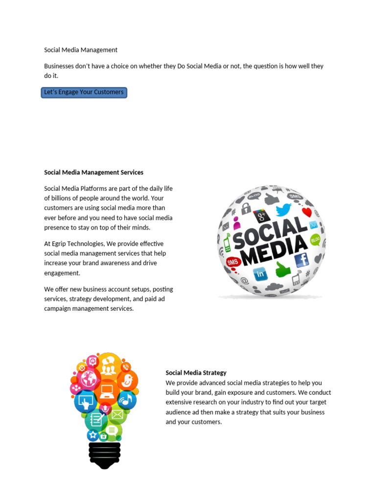 Social Media Management | PDF