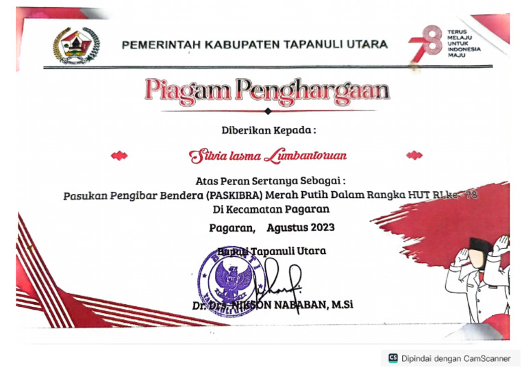 Sertifikat Paskib | PDF