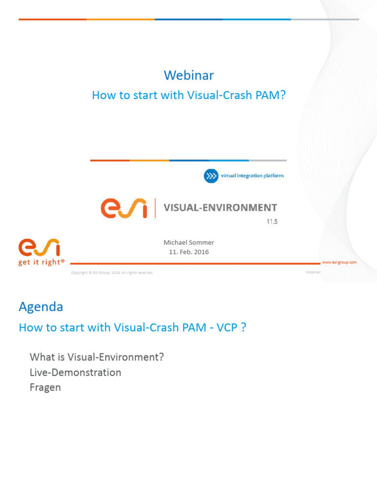 How To Start With Visual-Crash PAM | PDF | Keyboard Shortcut | Business