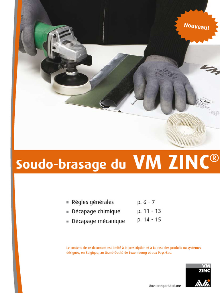 Soudo-Brasage Vmzinc | PDF