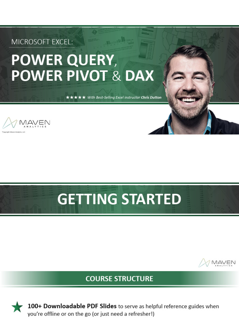 PowerPoint Presentation - PowerQuery PowerPivot DAX-1560900590898 | PDF