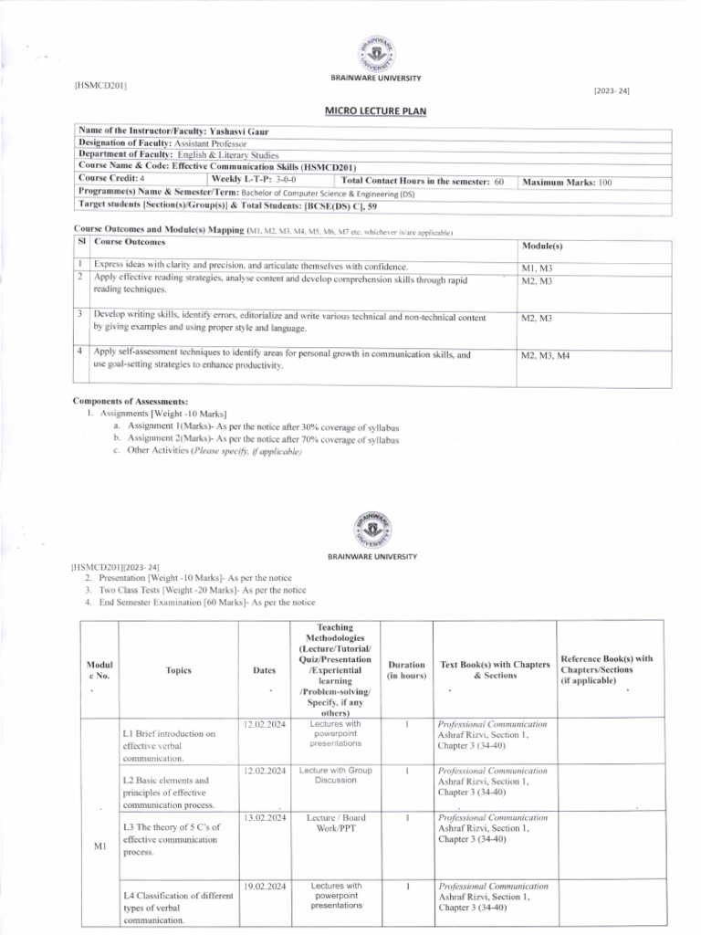 HSMCD201 BCSE Sec C | PDF