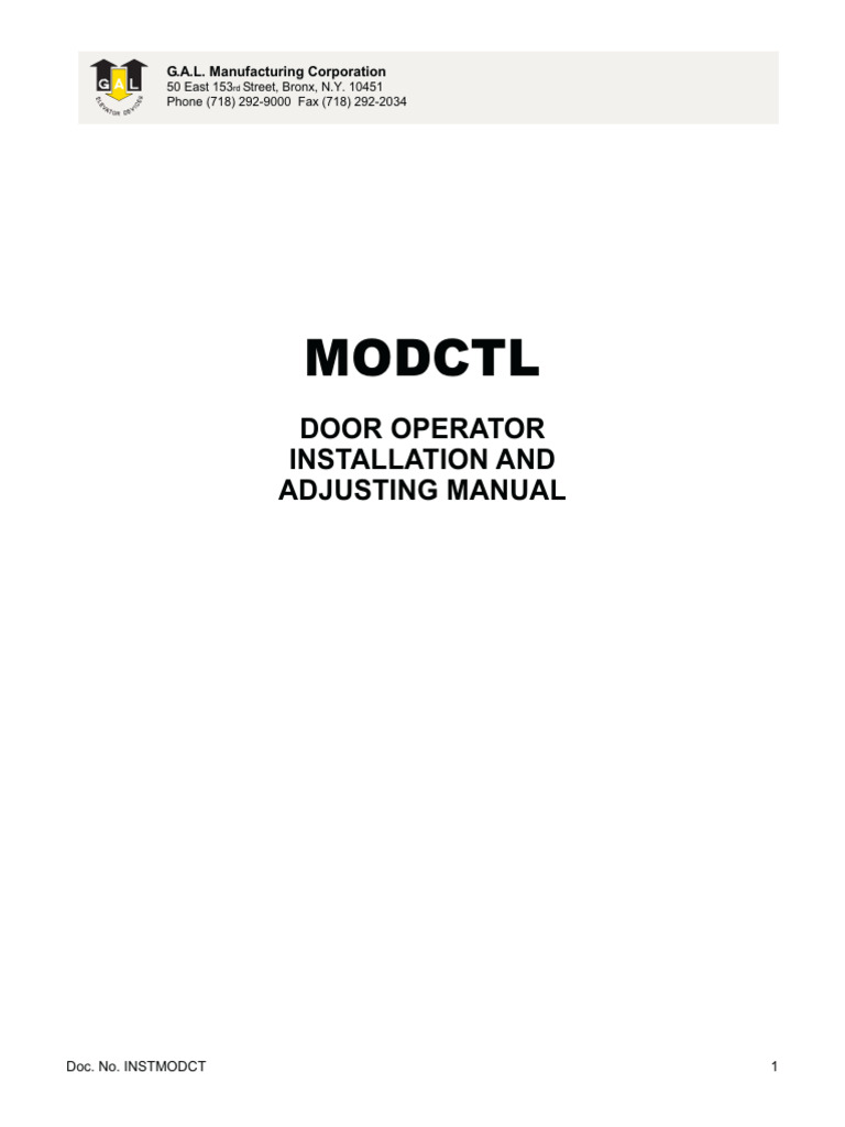 MODCTL Installation | PDF