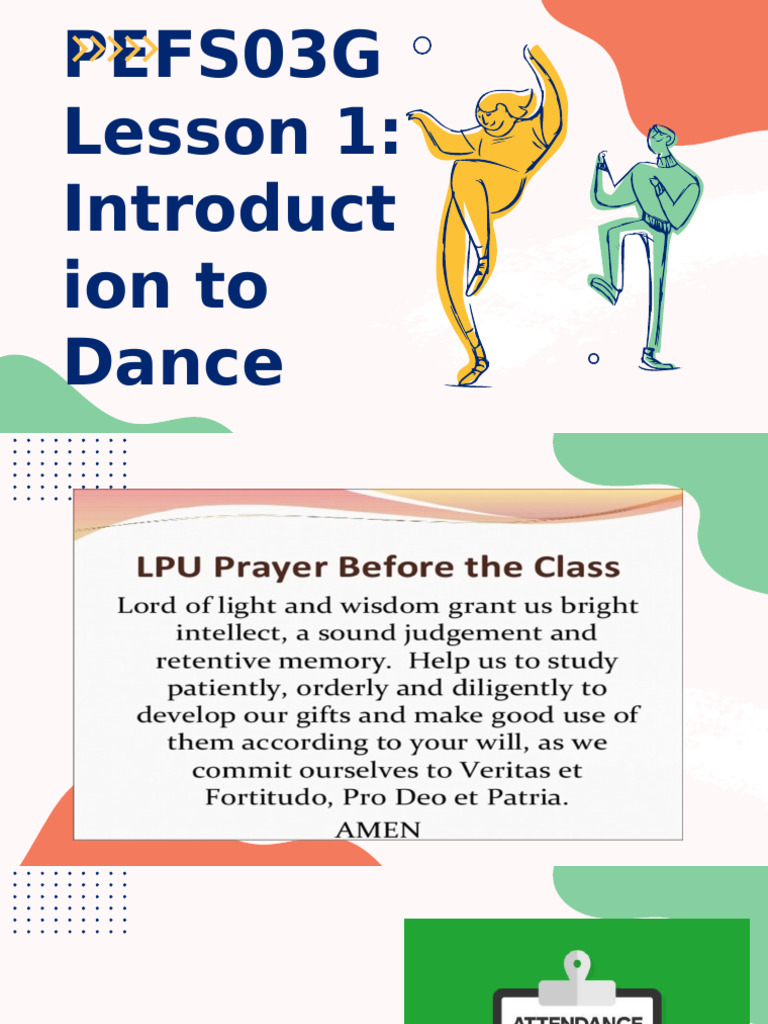 Pefs03g-Lesson1-Introduction To Dance | PDF Pefs03g-Lesson1-Introduction To Dance | PDF