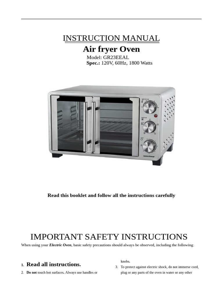 GR23EEAL User Manual Draft 240406 | PDF