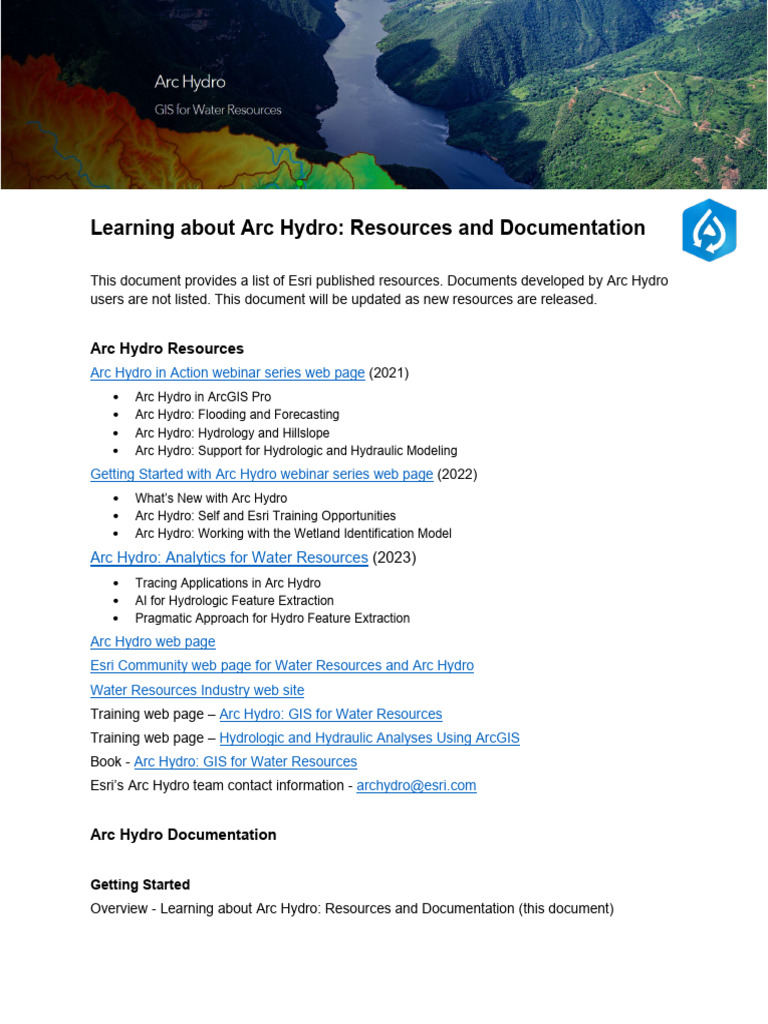 Arc Hydro Resources | PDF