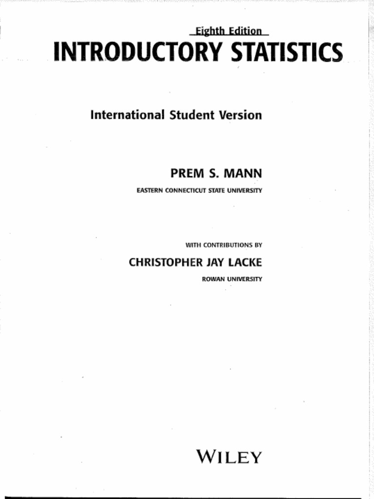 Statistics (Handout) | PDF