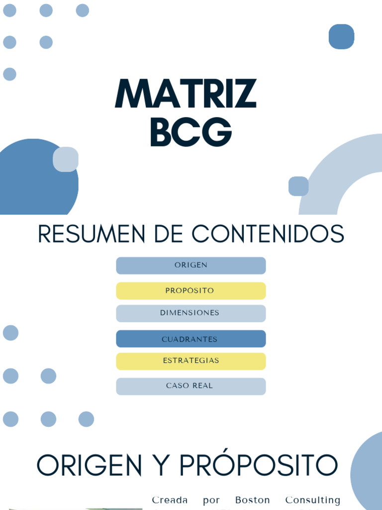 Matriz BCG | PDF