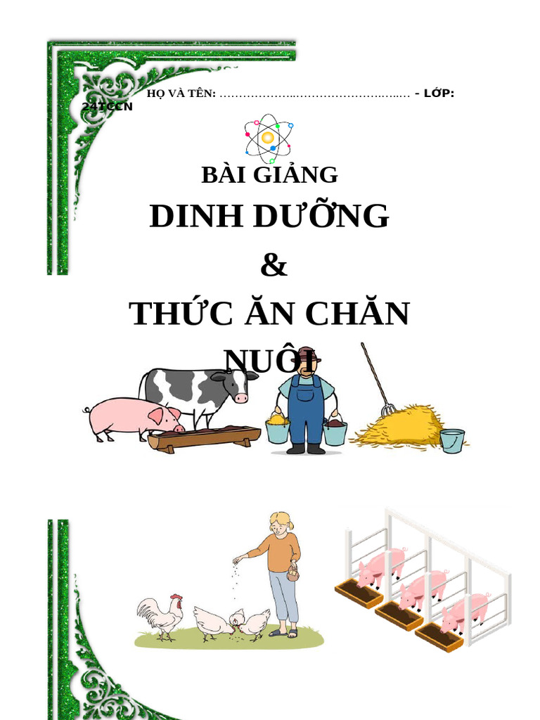 Dinh Dư NG & TH C Ăn Chăn Nuôi | PDF