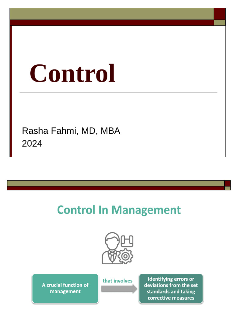 6.control Control Charts - 2024 | PDF